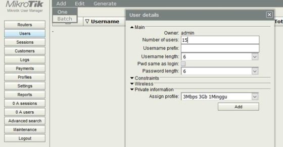 Setting MikroTik Userman (User Manager) Sebagai Radius Server